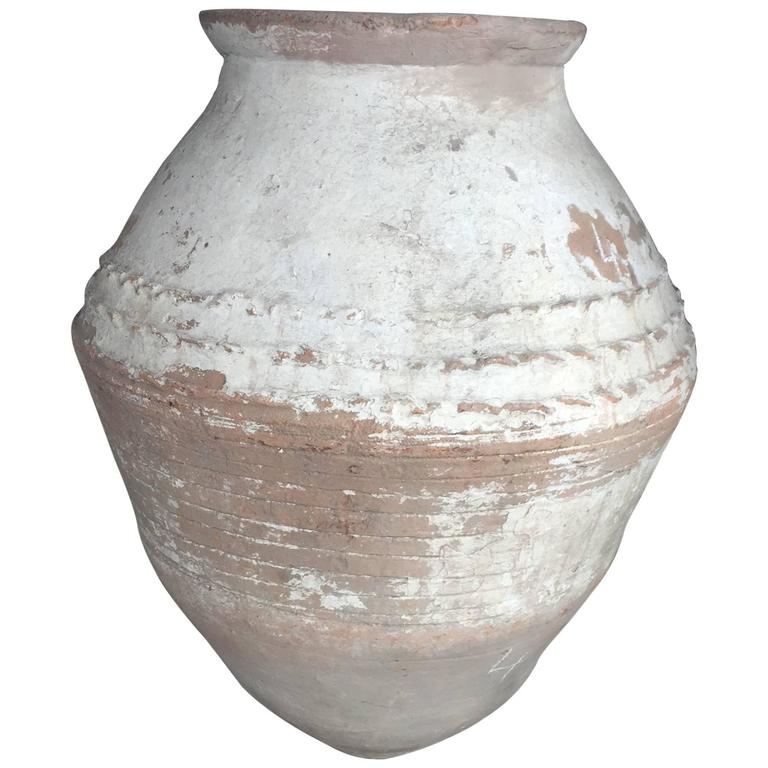 Massive 18th Century Early Terracotta Pot Vessel For Sale at 1stDibs