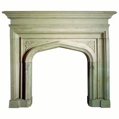 Italianate Mantel Carved in Limestone For Sale at 1stdibs