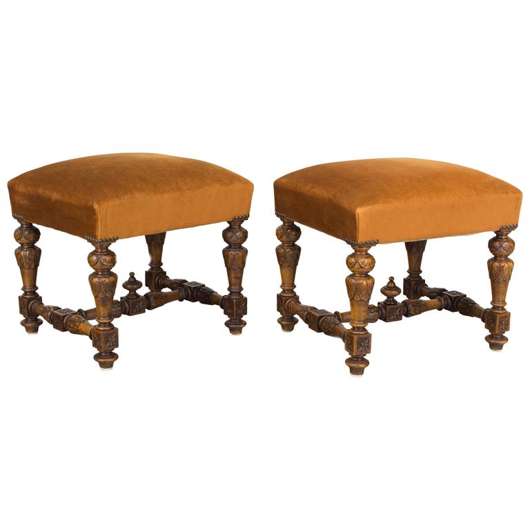 Pair of French Stools at 1stDibs
