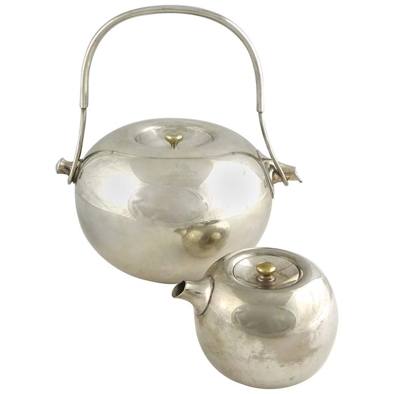 Rare Sculptural 1960s Vivianna Torun for Dansk Teapot and Creamer Set ...