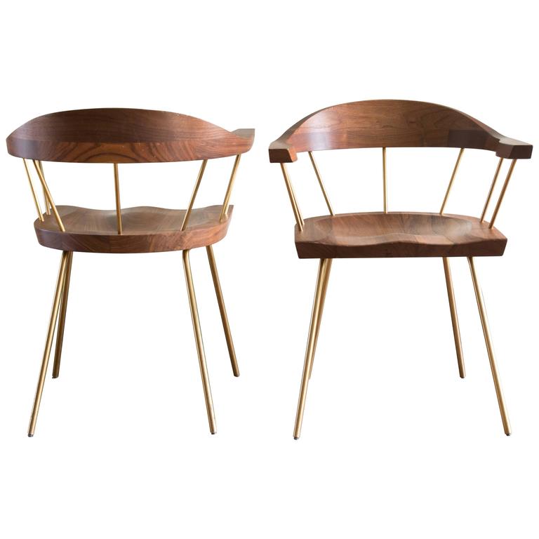 Bassam Fellows 'Spindle' Chairs at 1stDibs | bassamfellows spindle ...