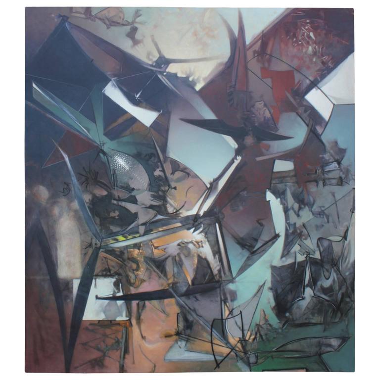 Stunning Large-Scale Abstract by Brian Mains at 1stDibs