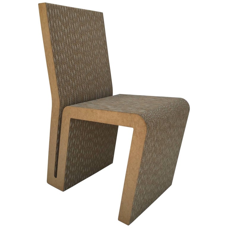 Easy Edges Cardboard Side Chair by Frank Gehry at 1stDibs | easy edges ...