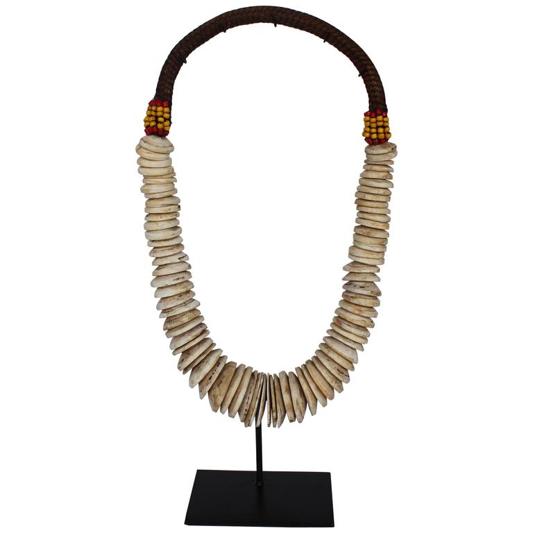 Vintage Tribal Wealth Necklace Accessory Decor at 1stDibs