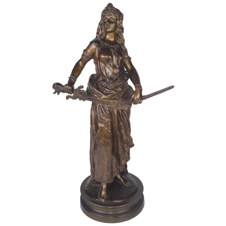 "Judith" French Bronze by Albert Levy For Sale at 1stDibs