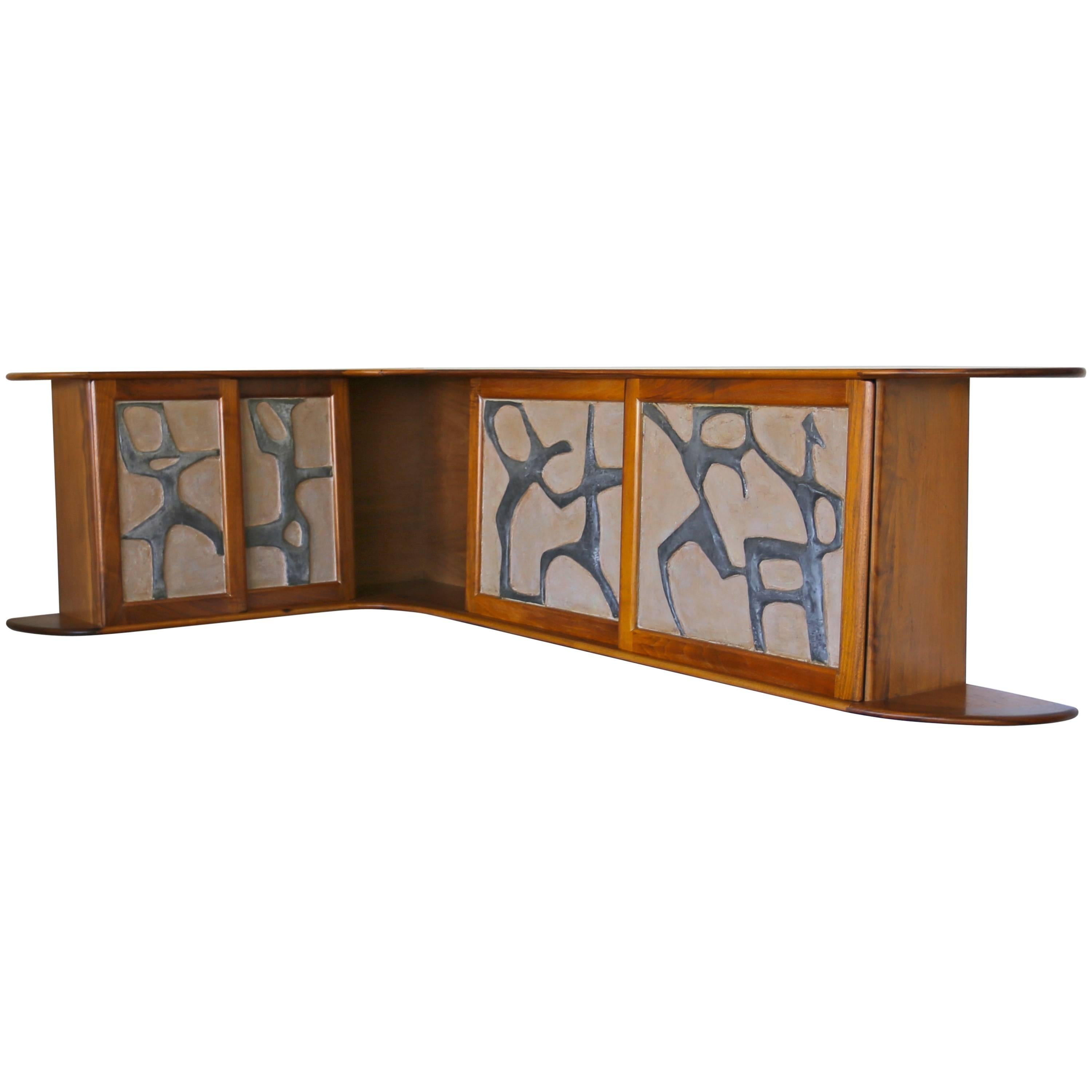 Handcrafted Hanging Cabinet by Allen Ditson and Lee Porzio at 1stDibs