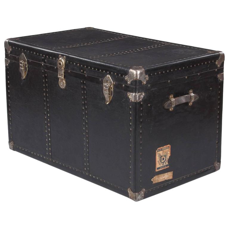 English Steamer Traveling Trunk, circa 1920s at 1stDibs