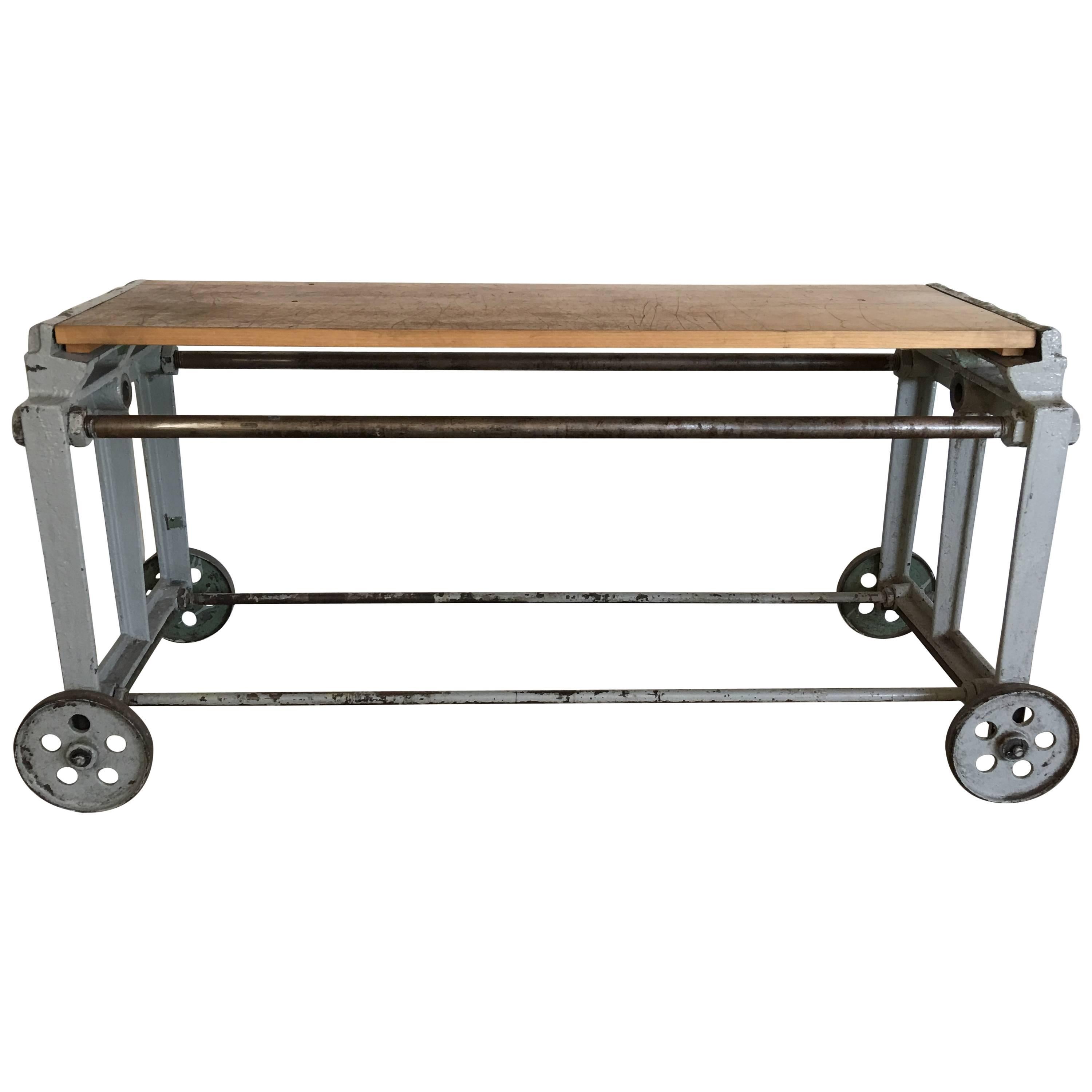 Industrial Cast Iron Wall Console at 1stDibs