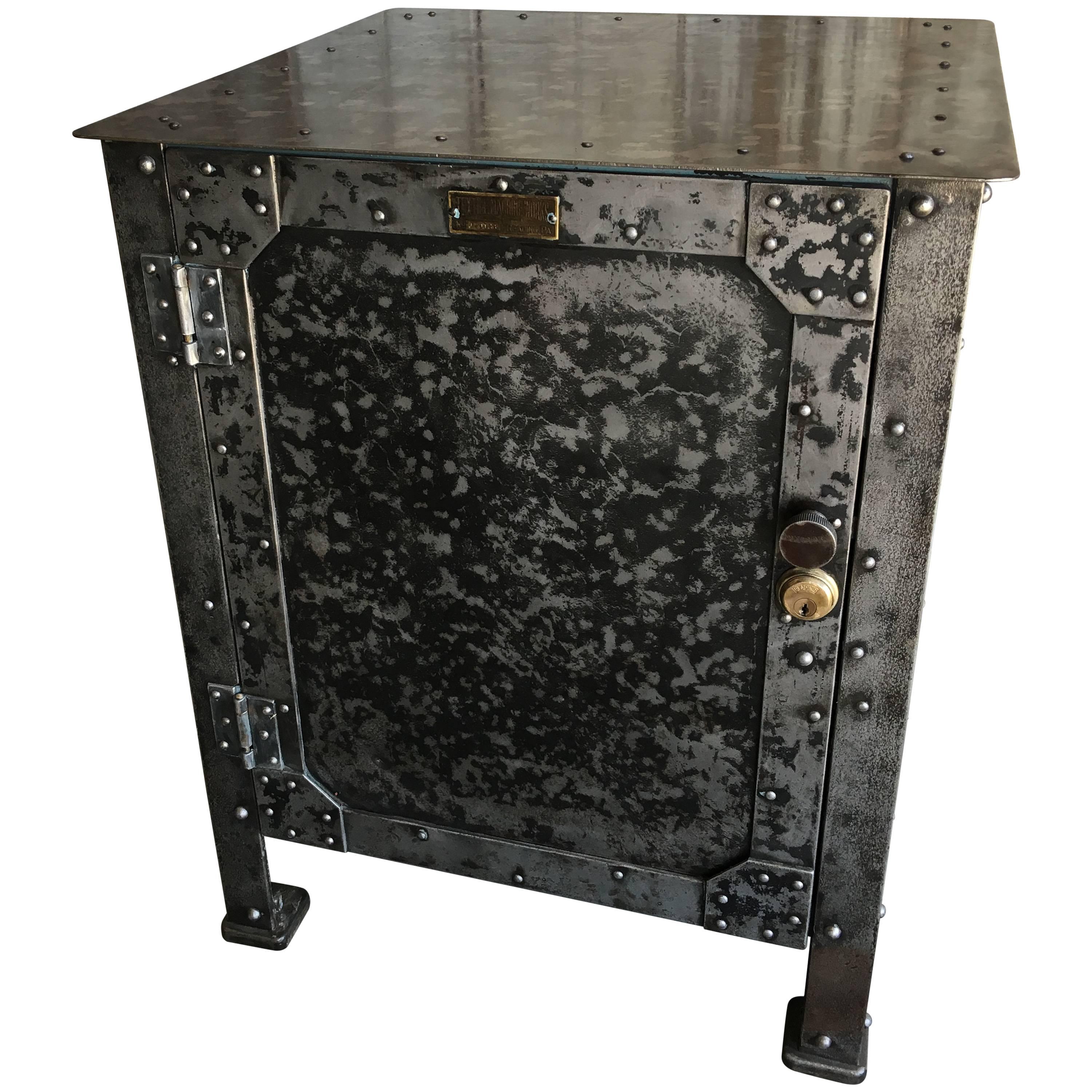 Early Set of American Iron Industrial Safe Deposit Boxes at 1stDibs