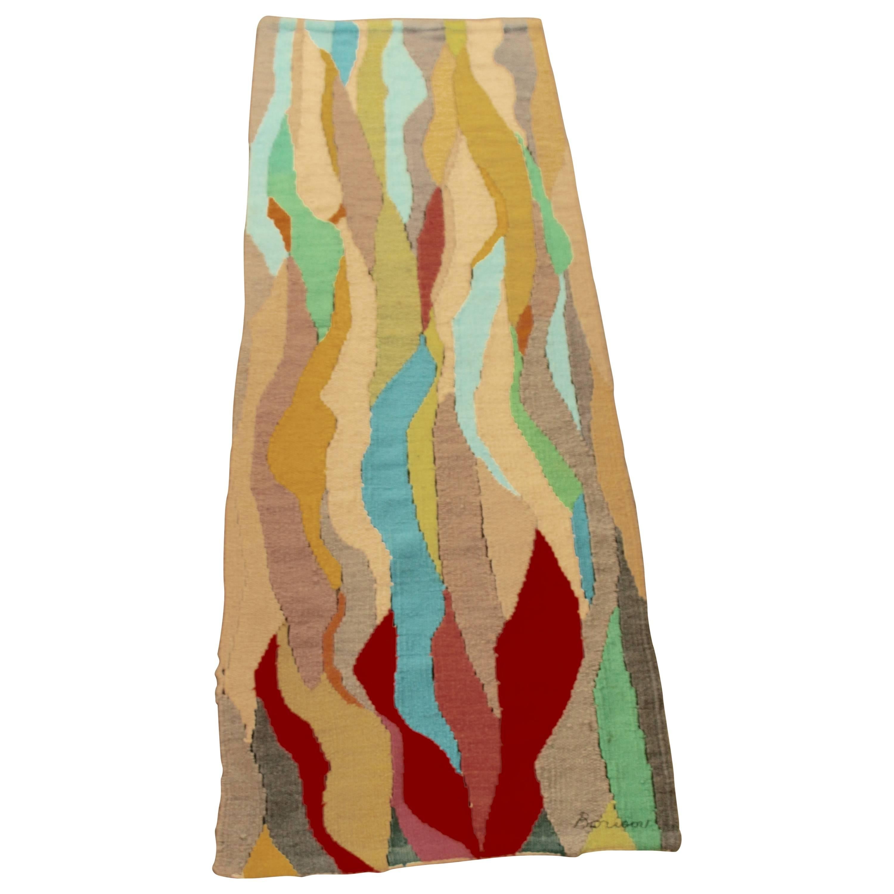 Handwoven Wall Hanging by Saul Borisov at 1stDibs