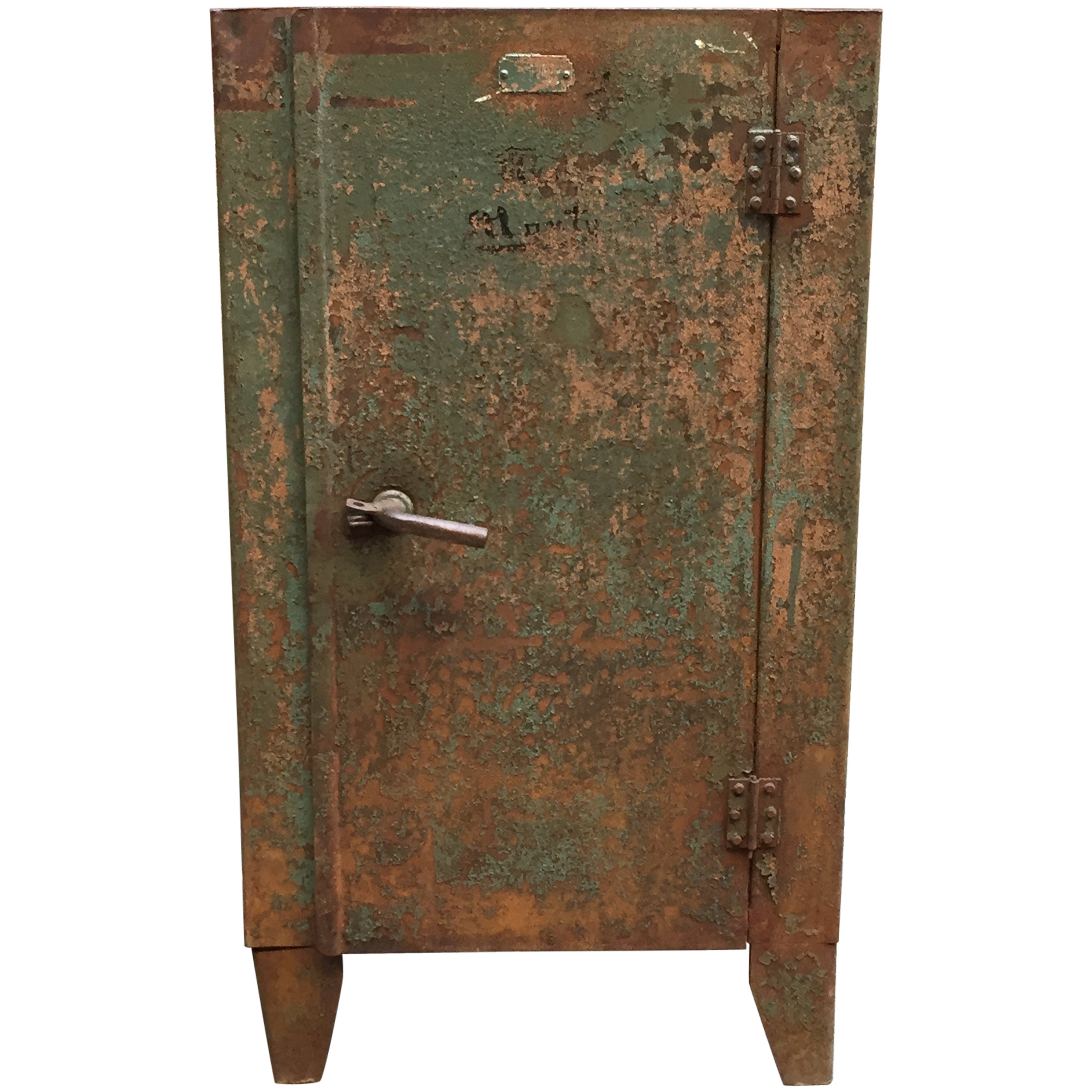 Antique Industrial Aluminum Storage Locker at 1stDibs