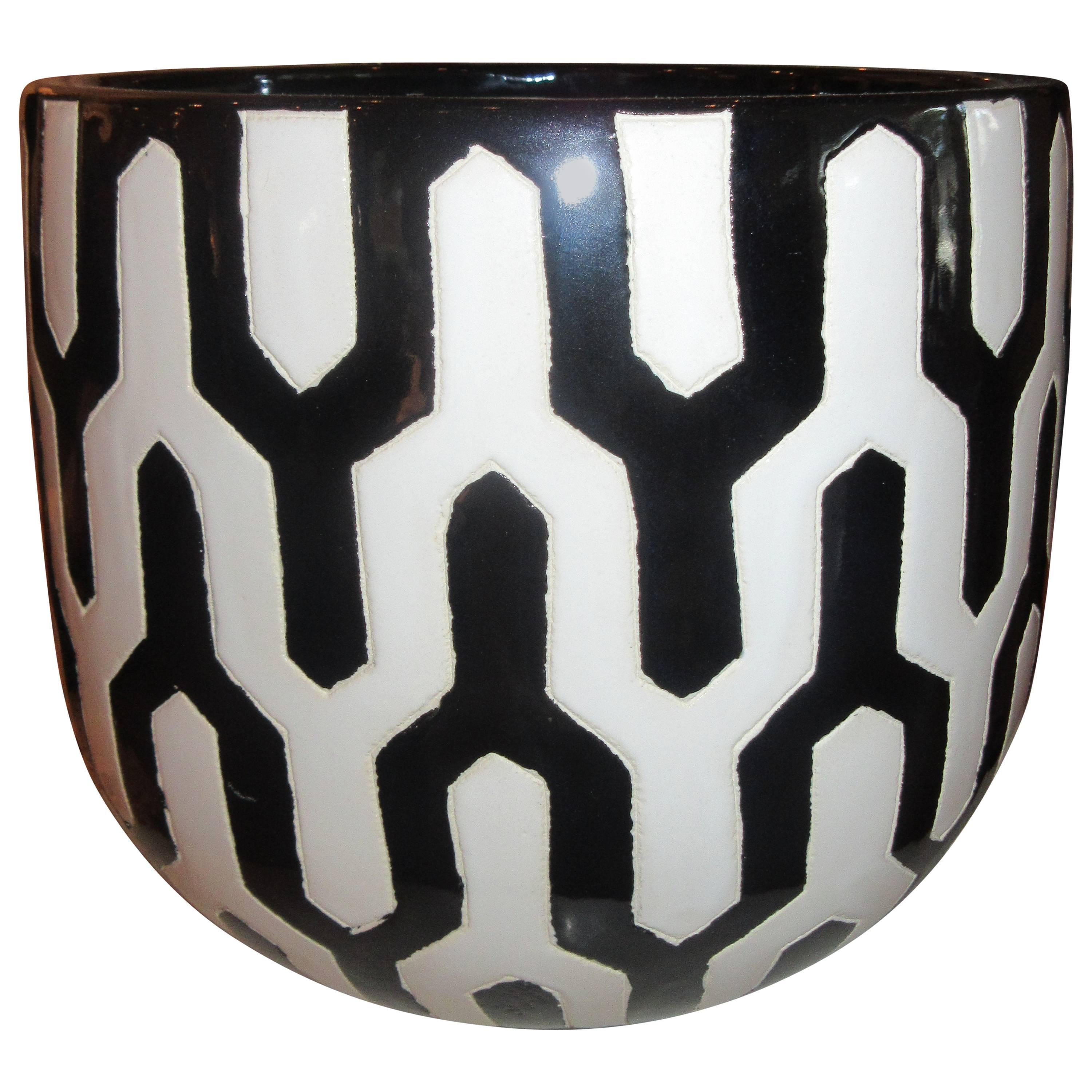 North African Studio Pottery Jardiniere or Planter at 1stDibs