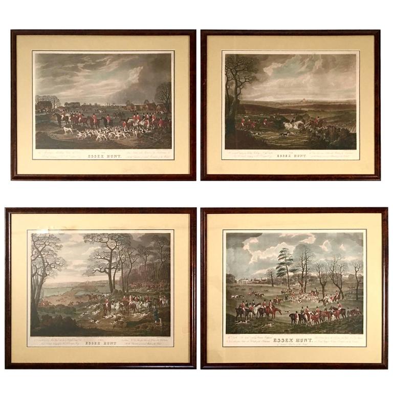 English Fox Hunting Prints of the Essex Hunt at 1stDibs | english ...