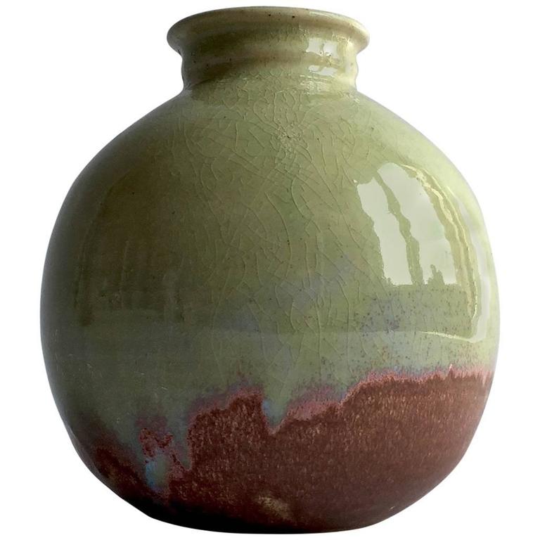 Robert Sturm Vase Studio Ceramic Germany, Signed at 1stDibs