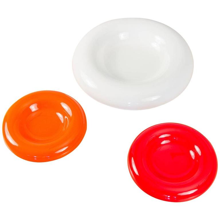 Italian Modern Ceramic Plates for Sicart at 1stDibs