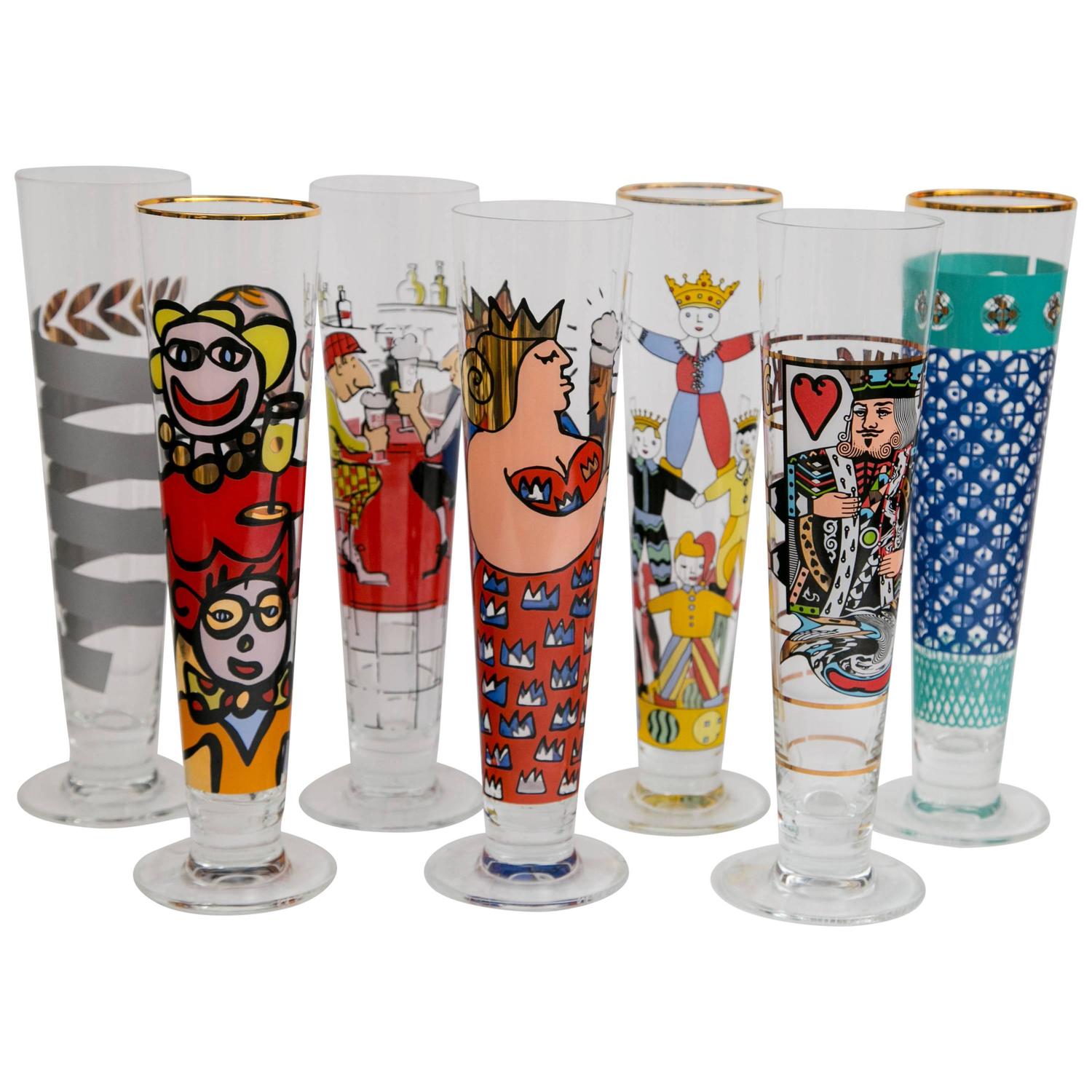 Ritzenhoff Pilsner Signed Glassware Sing "Celebration Time - Come On ...