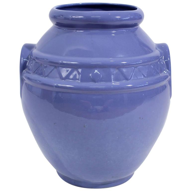 Arts and Crafts Large Alamo Pottery Garden Oil Jar Urn Jardiniere For ...