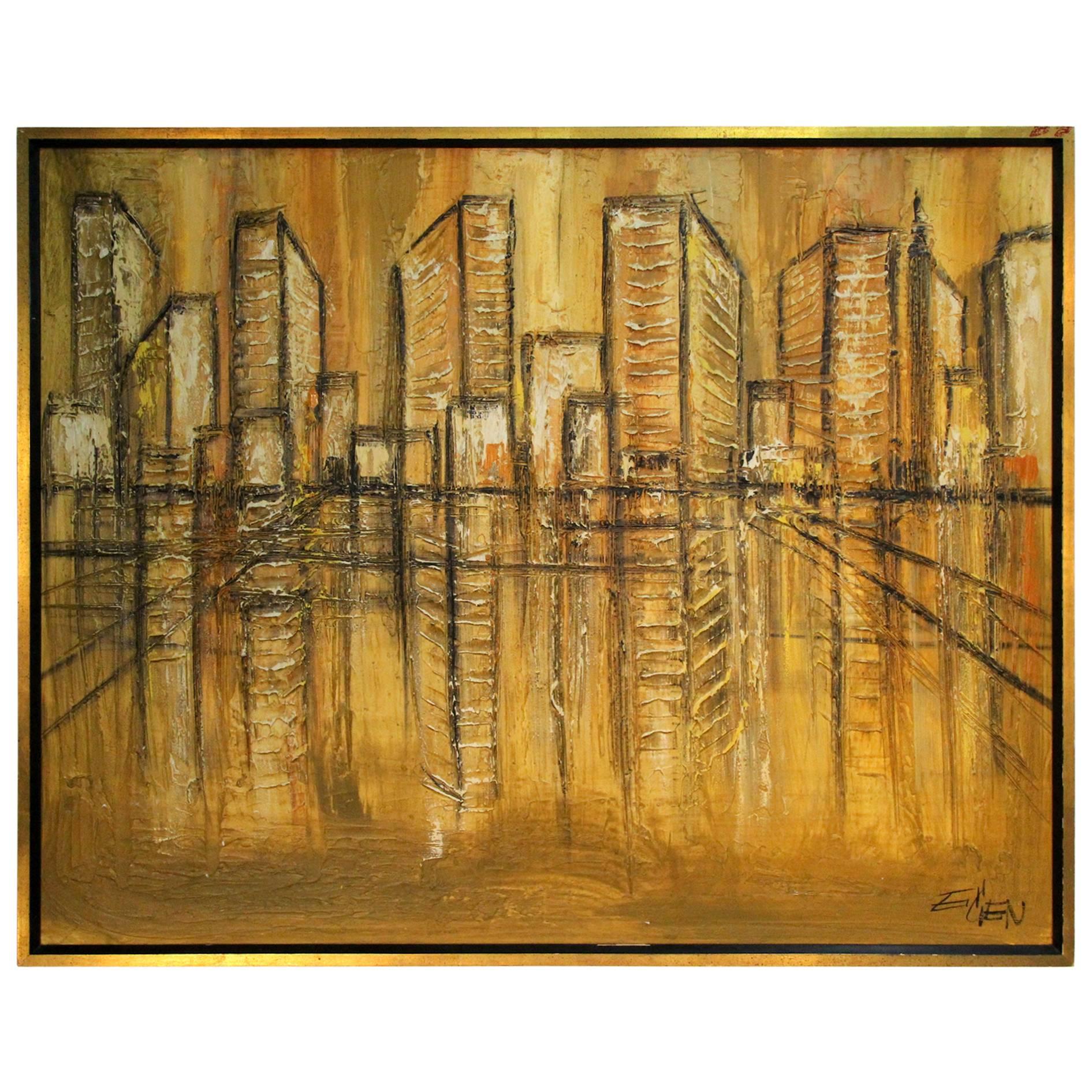 Cityscape by Chen Chi For Sale at 1stdibs