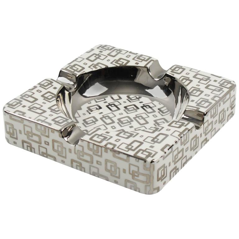 Large Porcelain Cigar Ashtray Desk Tidy by KARE Design, Germany at 1stDibs