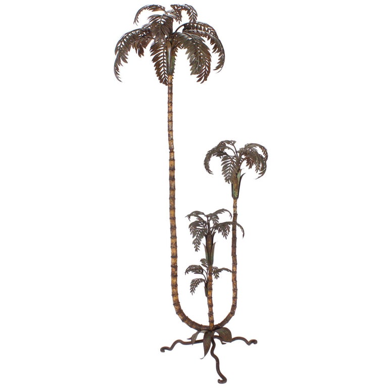 Italian Tole Palm Tree For Sale at 1stDibs
