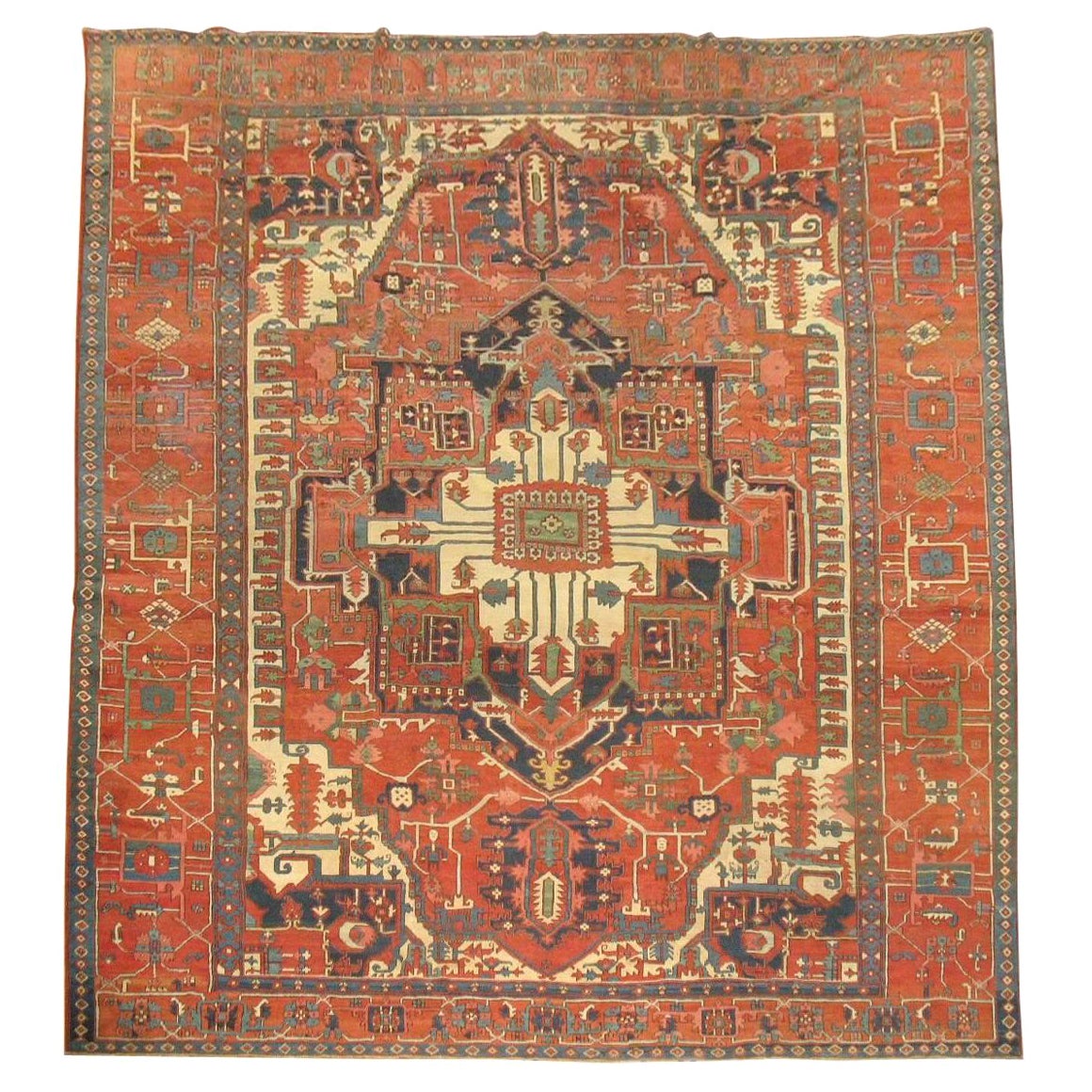 Persian Pictorial Animal Rug at 1stDibs | persian rug with animals ...