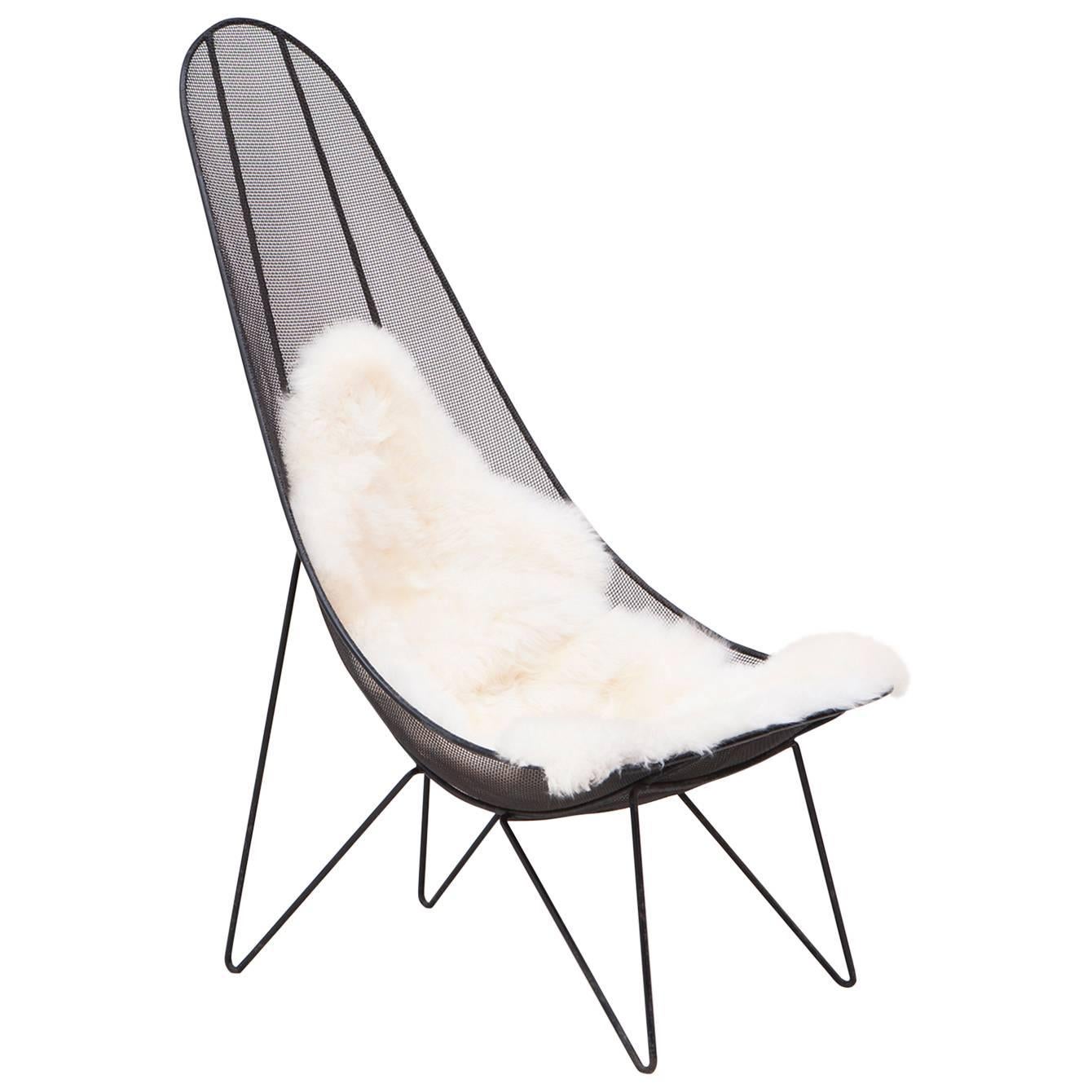 Sol Bloom Scoop High Back Mesh Lounge Chair at 1stDibs