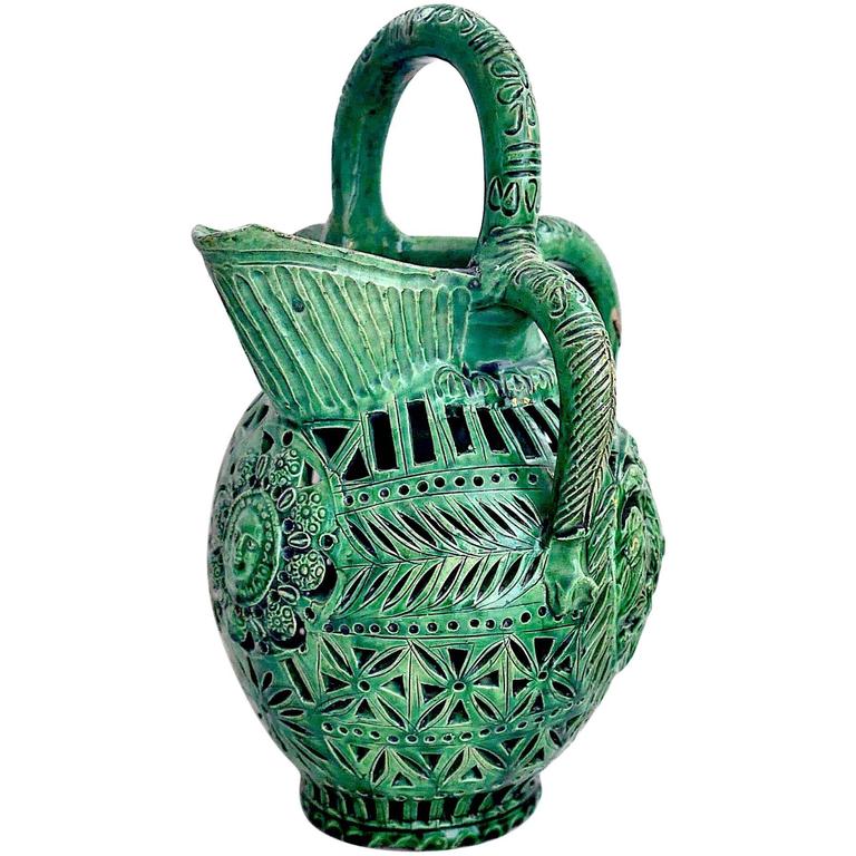 Unique 16th Century French Ceramic Decanter For Sale at 1stDibs