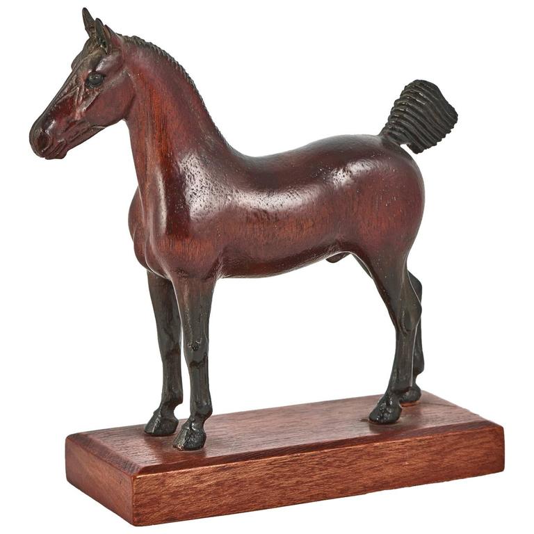 Peter Giba Carved Horse For Sale at 1stDibs