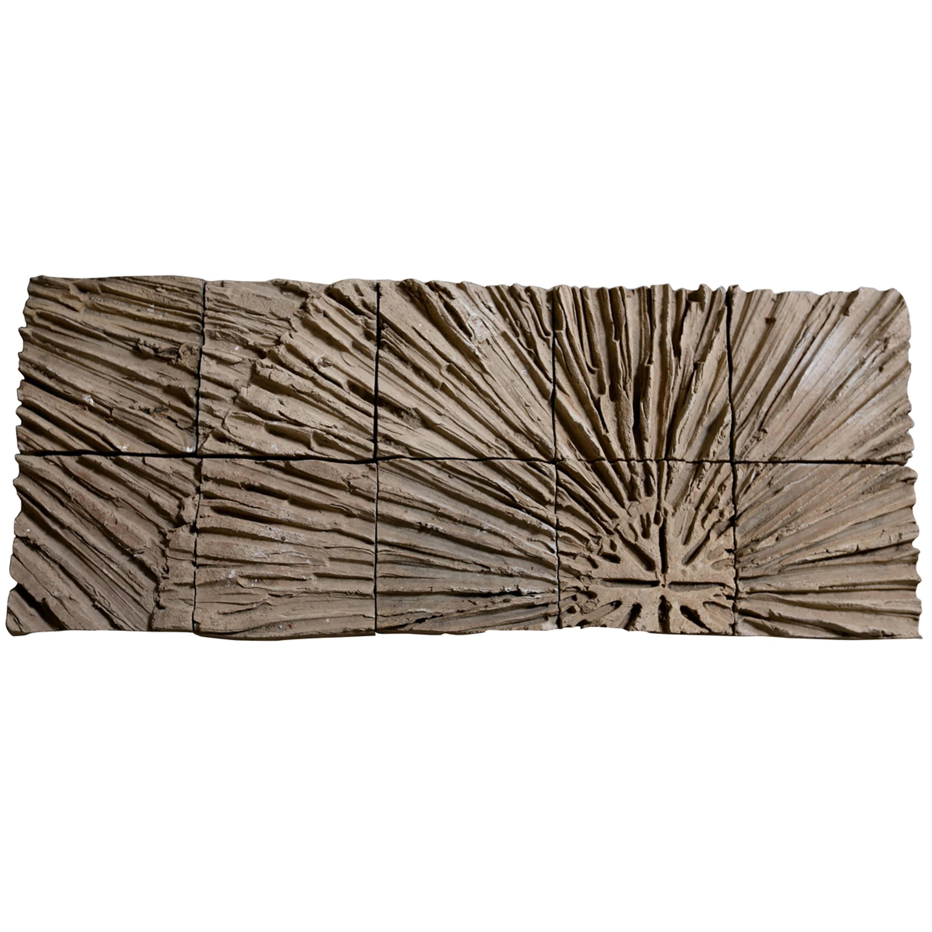 Ceramic Wall Sculpture by Stan Bitters at 1stDibs | stan bitters tile
