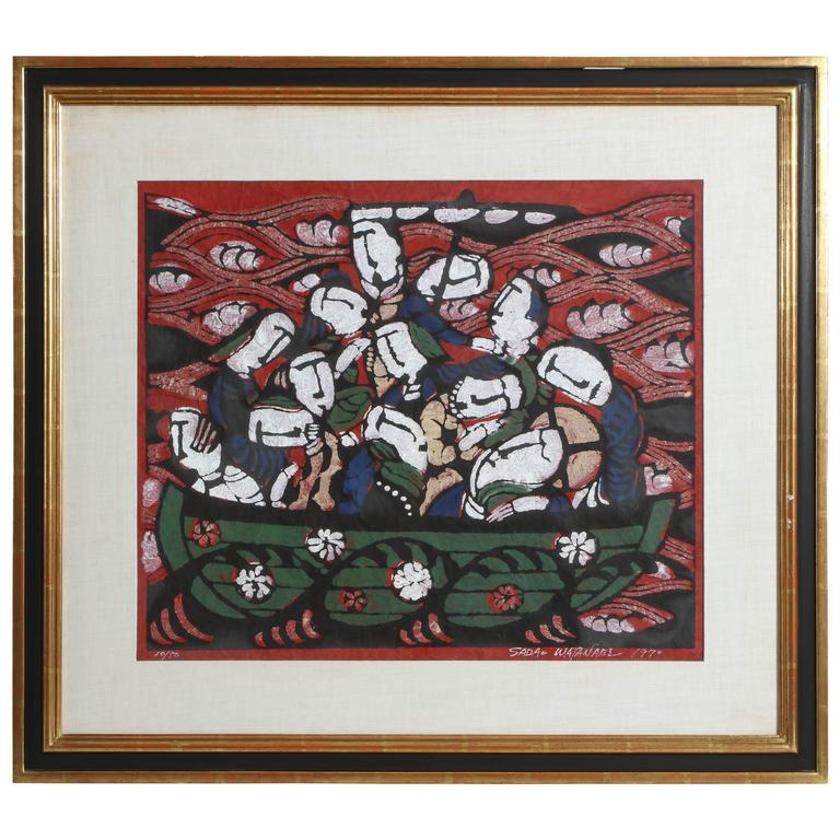 Lithograph by Sadao Watanabe at 1stDibs