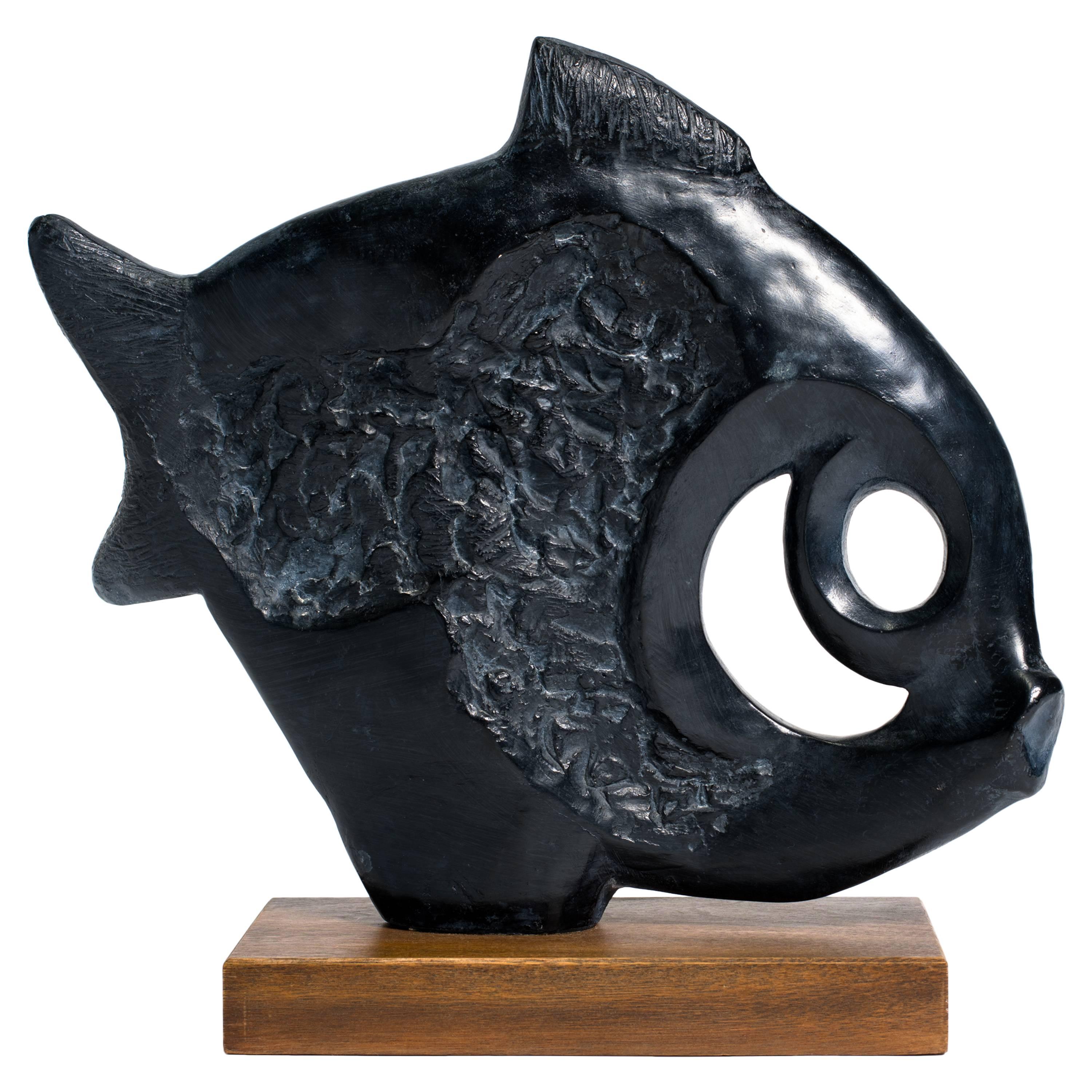 1970s Ceramic Fish Sculpture at 1stDibs
