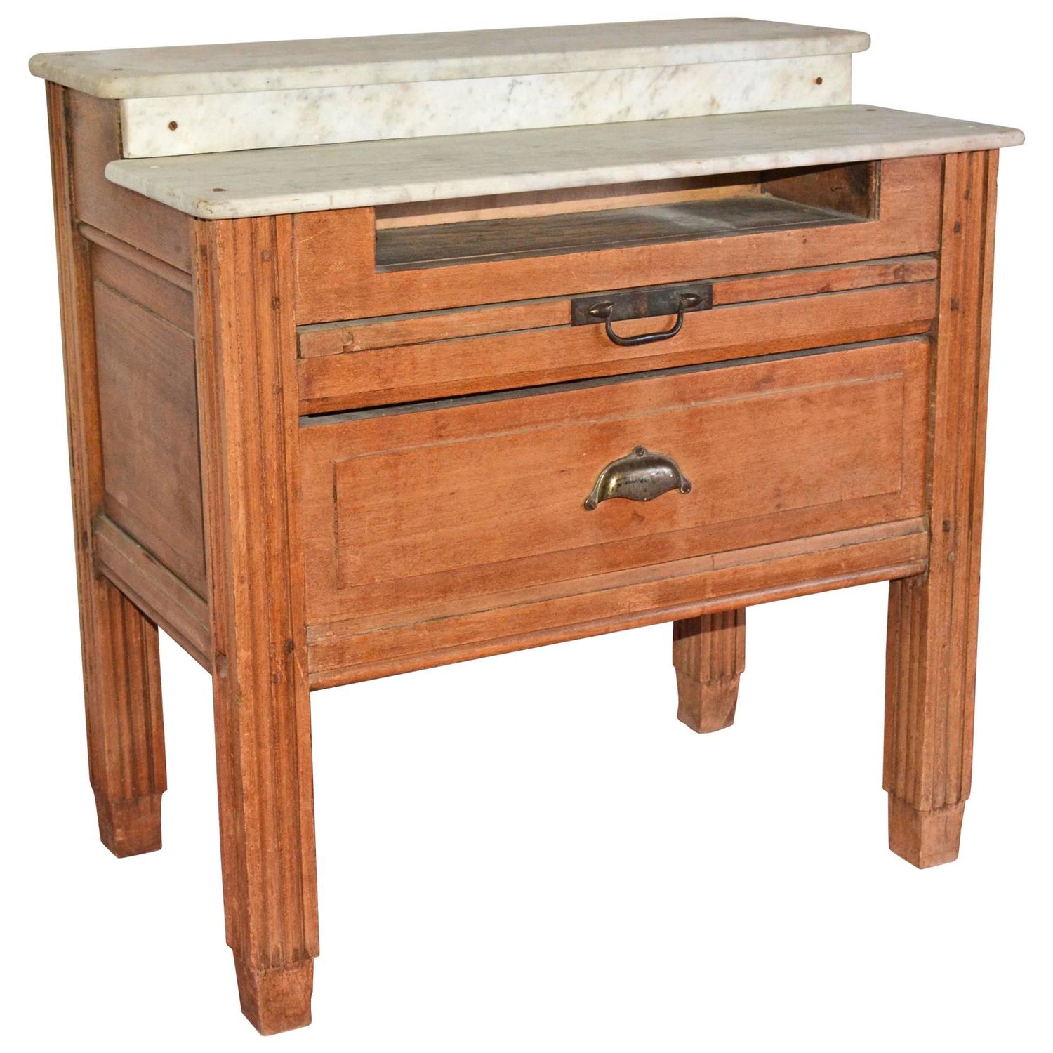 Antique French Baker's Wrapping Table For Sale at 1stdibs