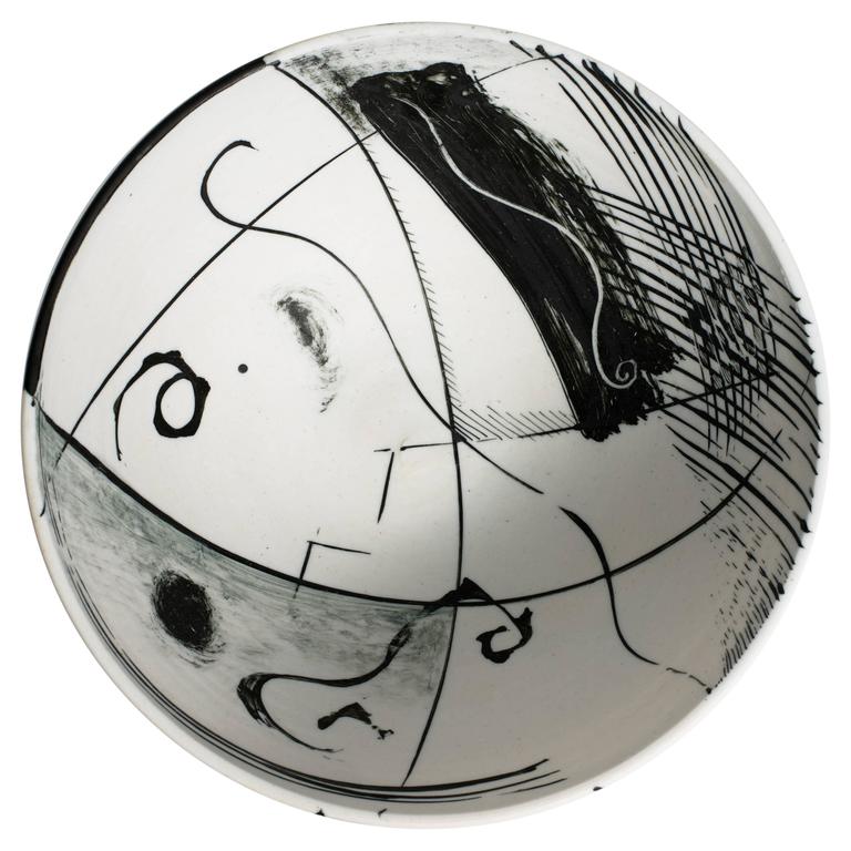 Edward Eberle Porcelain Bowl For Sale at 1stDibs