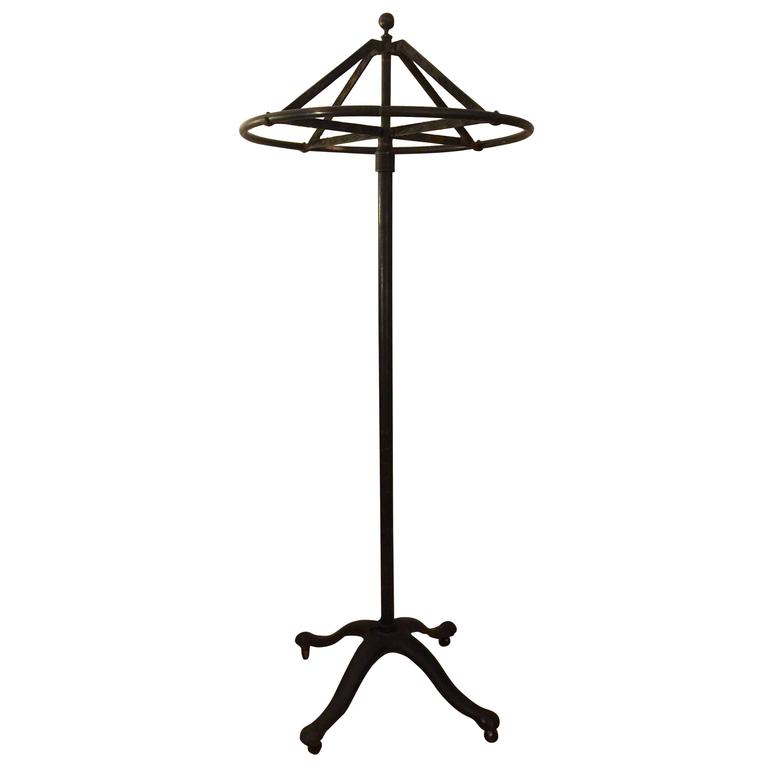 Revolving Iron Garment Rack For Sale at 1stDibs