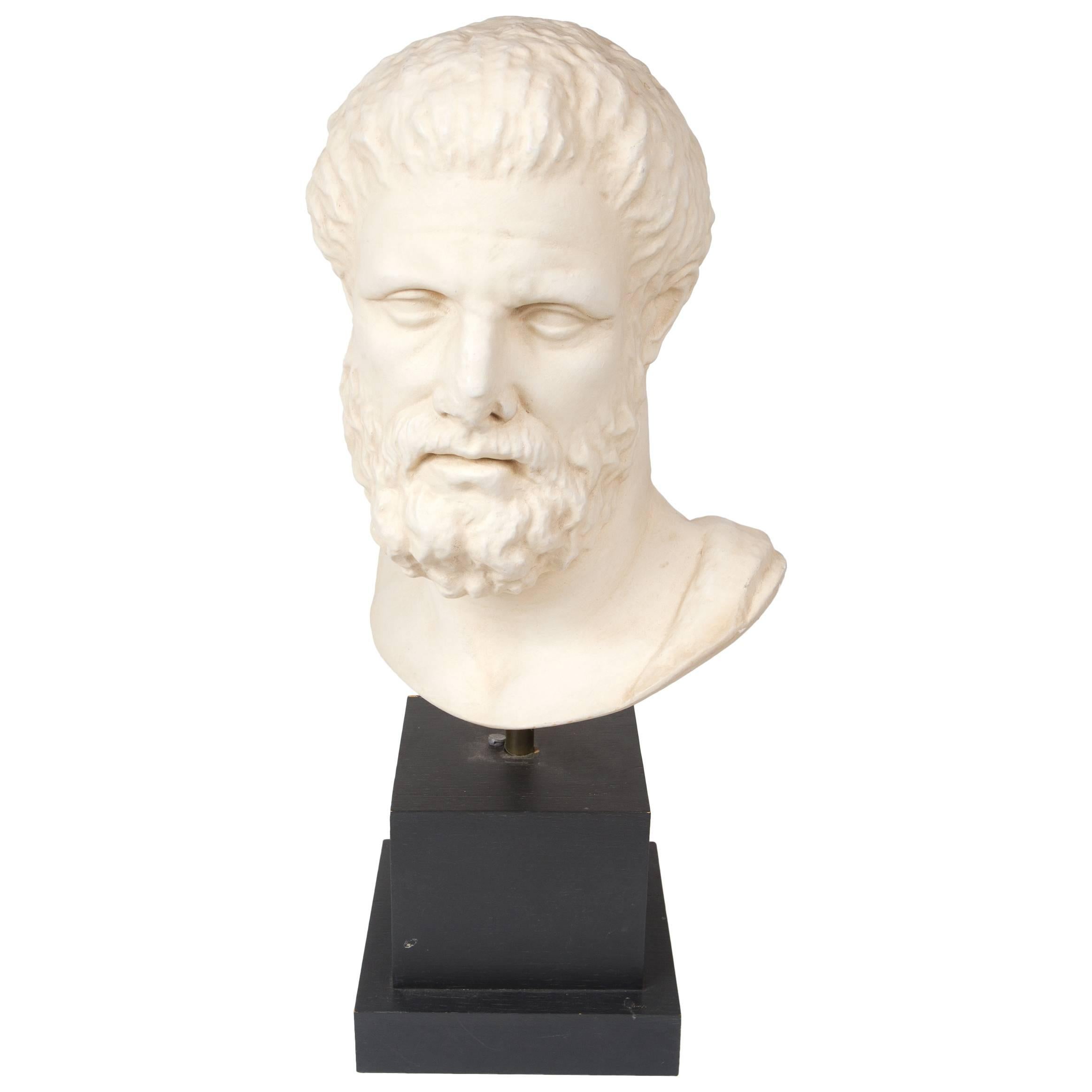 Plater Bust of Diogenes of Sinope at 1stDibs | diogenes bust, bust of diogenes, diyojen