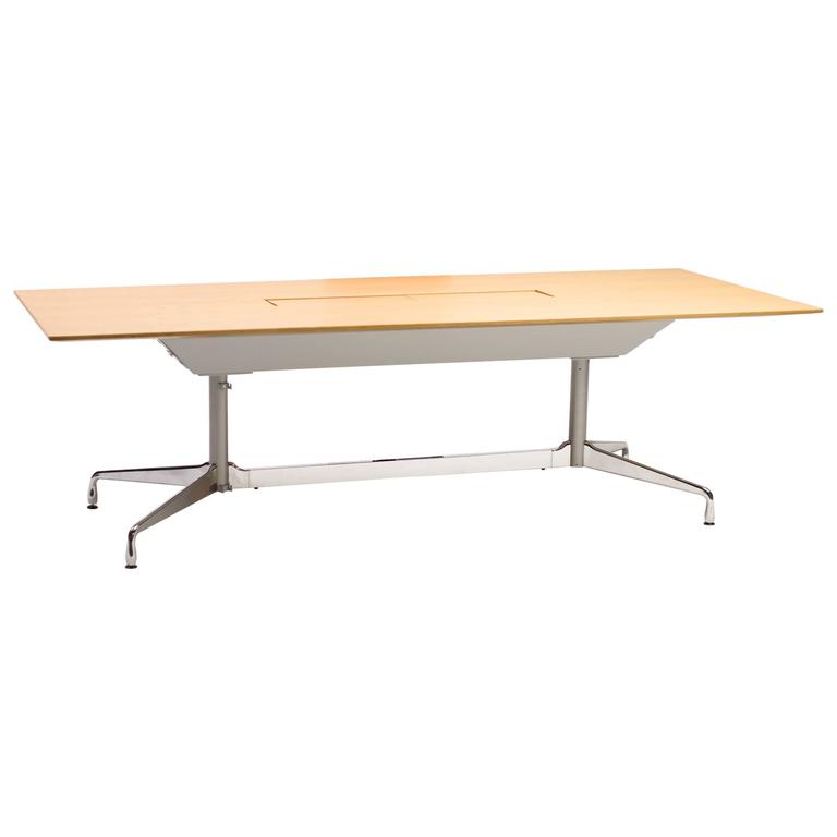 Segmented Base Executive Desk by Charles Eames for Vitra at 1stDibs