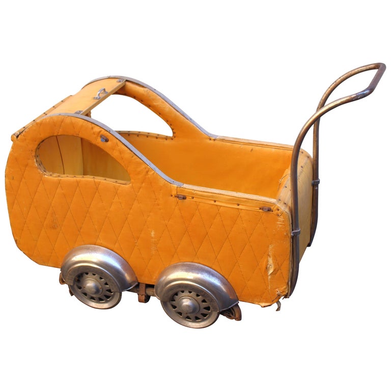 French Art Deco Baby Stroller For Sale at 1stDibs