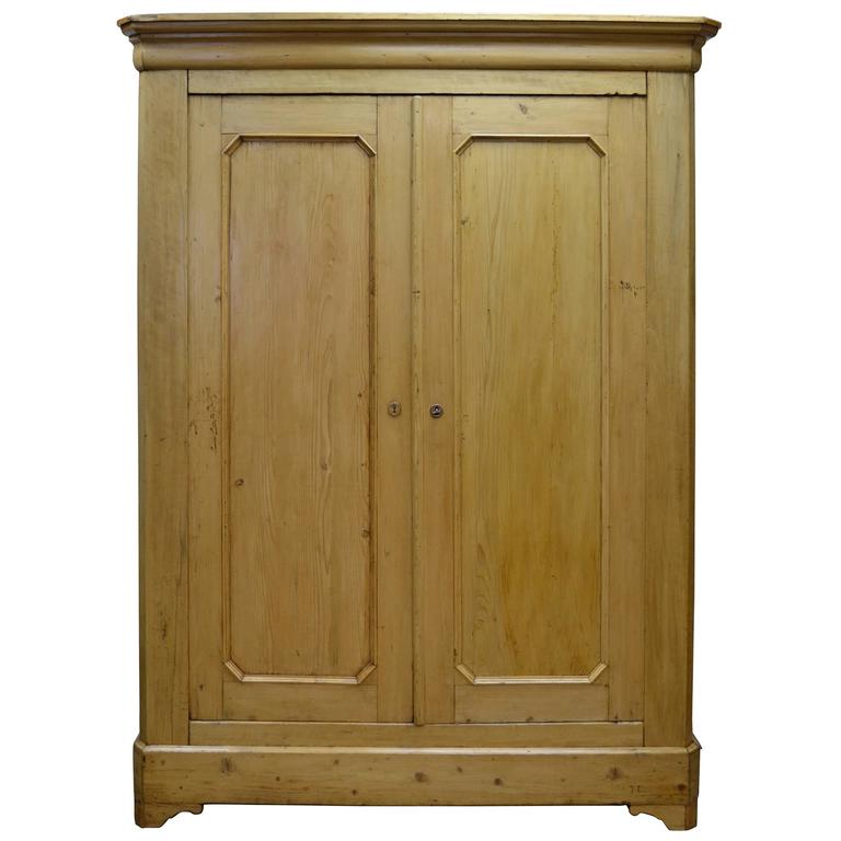 French Pine Armoire at 1stDibs