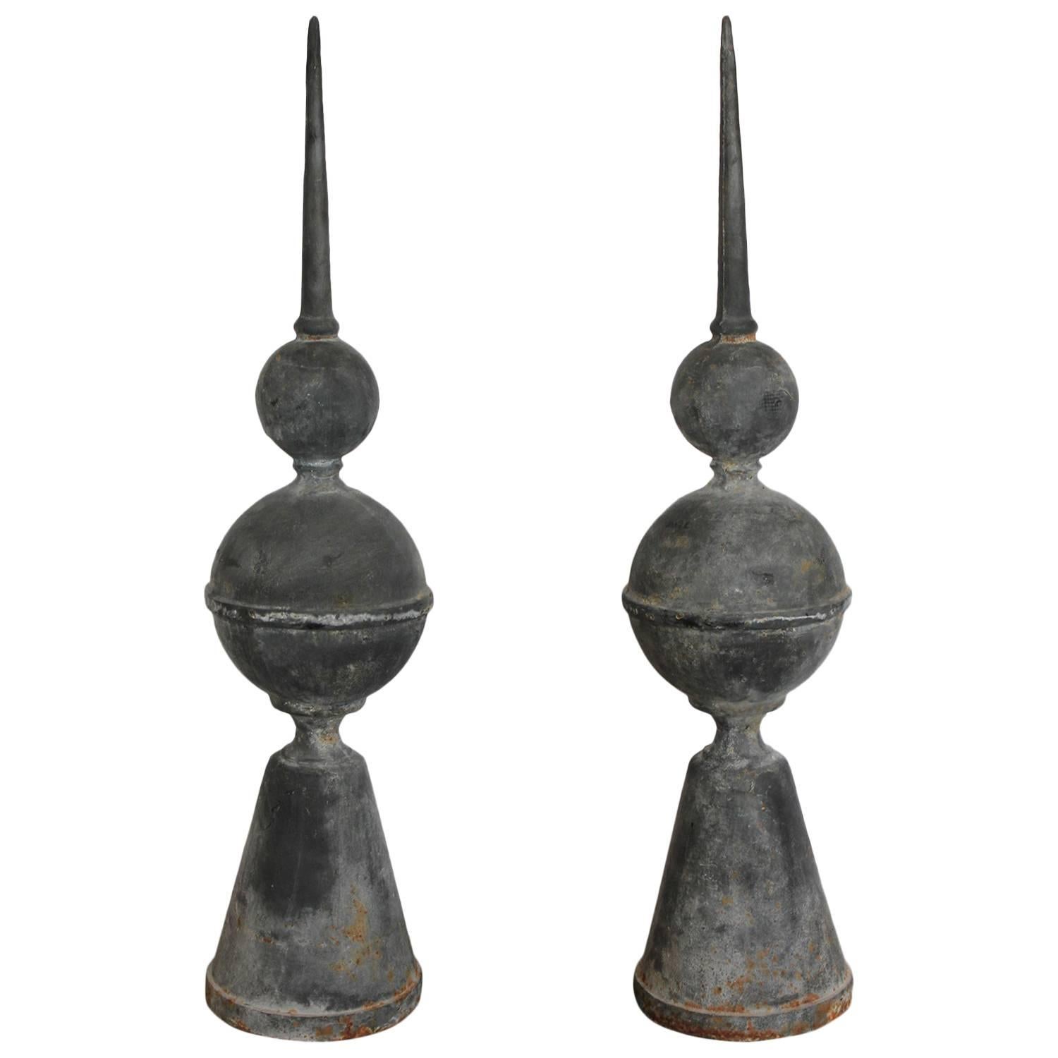 20th Century Metal Garden Finials at 1stDibs | metal finials, garden ...