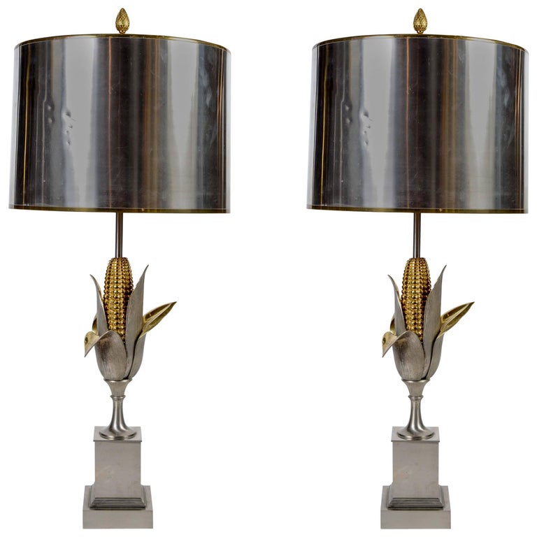 Pair of Maize Bronze Table Lamps by Maison Charles at 1stDibs | maison ...