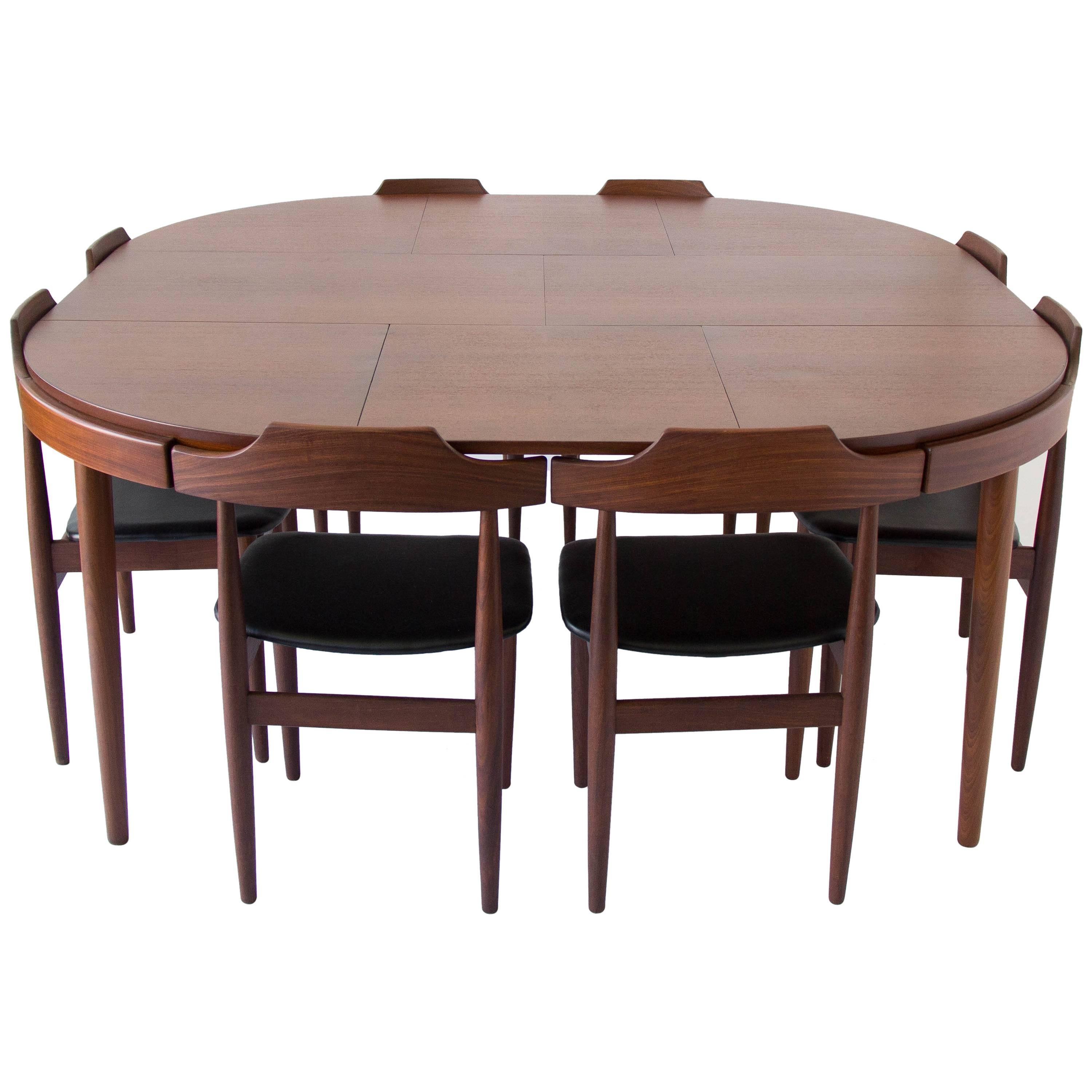 Eight-Seat Dining Set by Hans Olsen for Frem Rojle at 1stDibs | hans ...