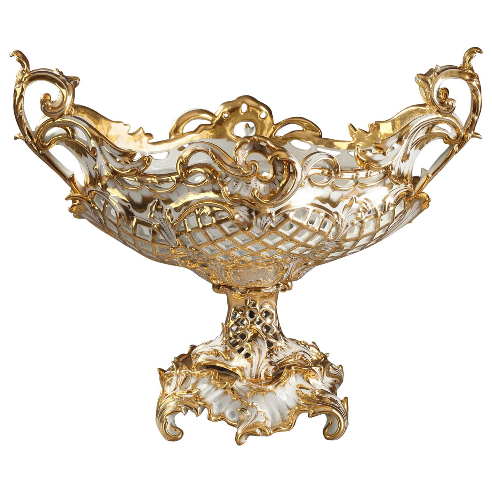 Porcelain Vase in Louis XV Style at 1stDibs