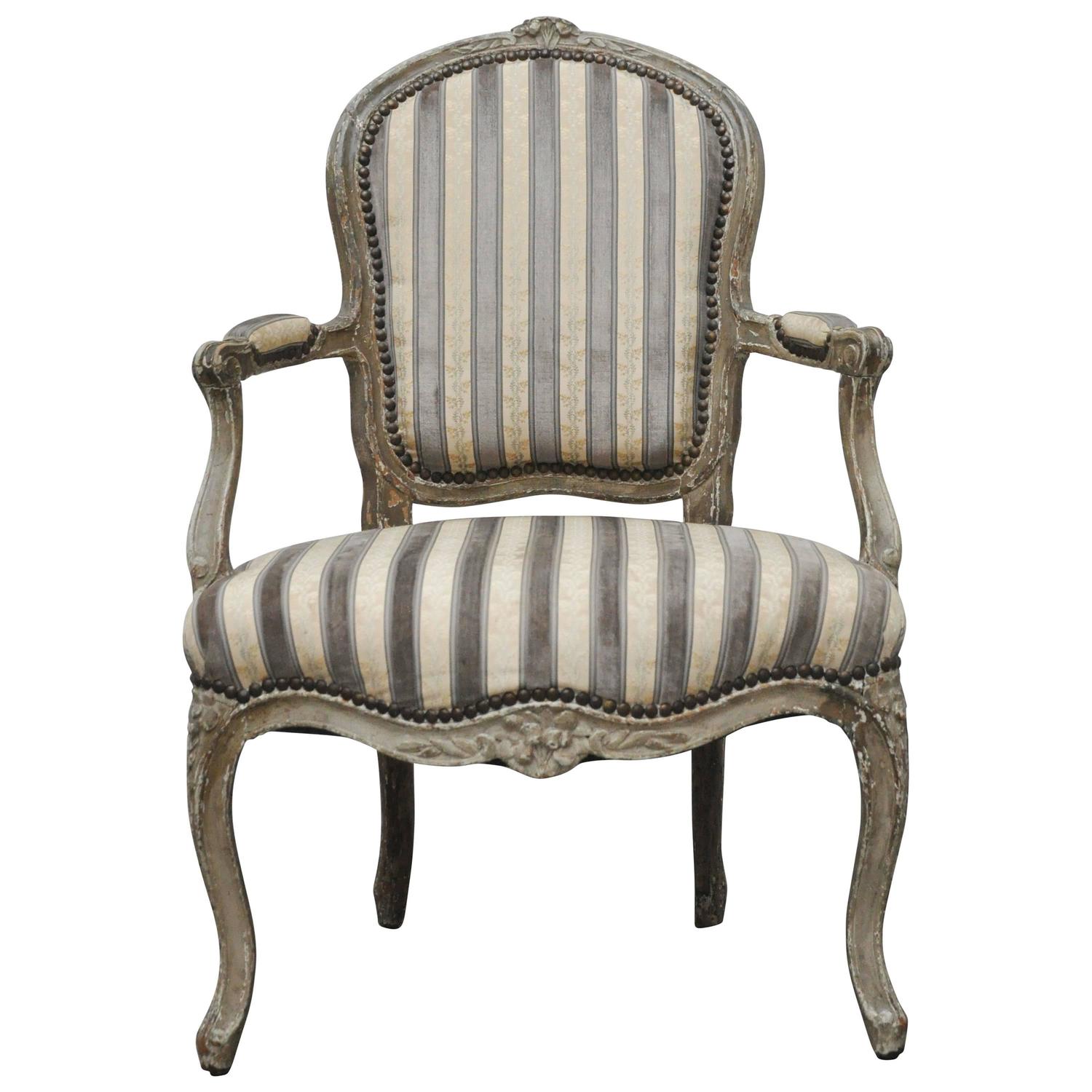 Antique French Louis XV Style Chair For Sale at 1stdibs