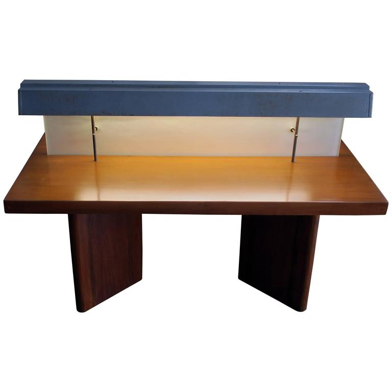 Library Table with Light by Pierre Jeanneret at 1stDibs | library table ...