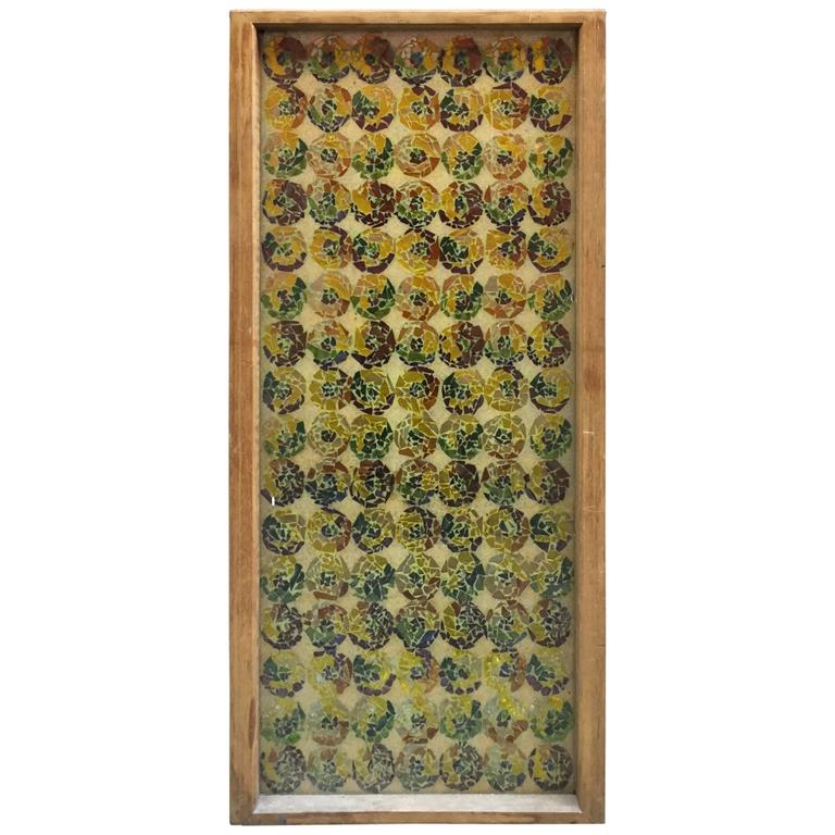 1960s Glass and Sand Mosaic Window at 1stDibs