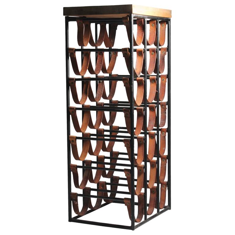 Vintage Arthur Umanoff Wine Bottle Rack at 1stDibs