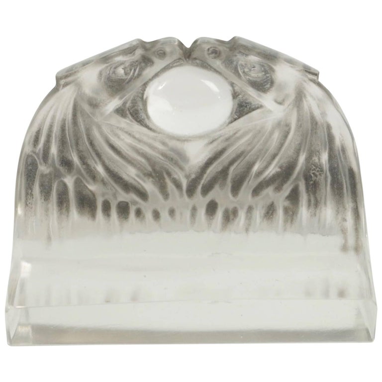René Lalique Paperweight "Deux Aigles" at 1stDibs