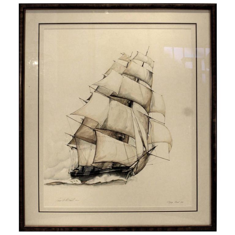 James Mitchell III "Flying Cloud," 1851 at 1stDibs
