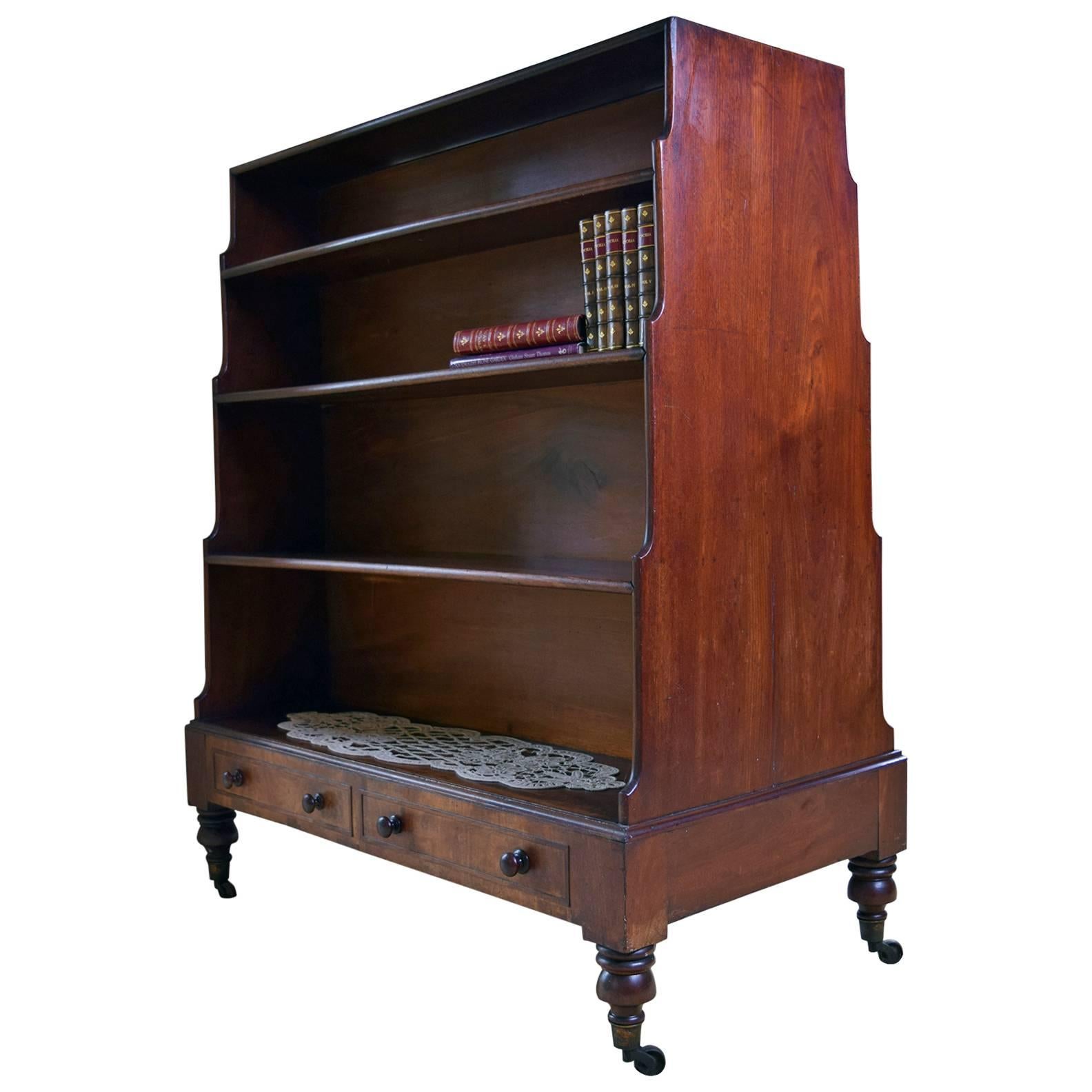Double-Sided Regency Bookcase, circa 1810 For Sale at 1stDibs