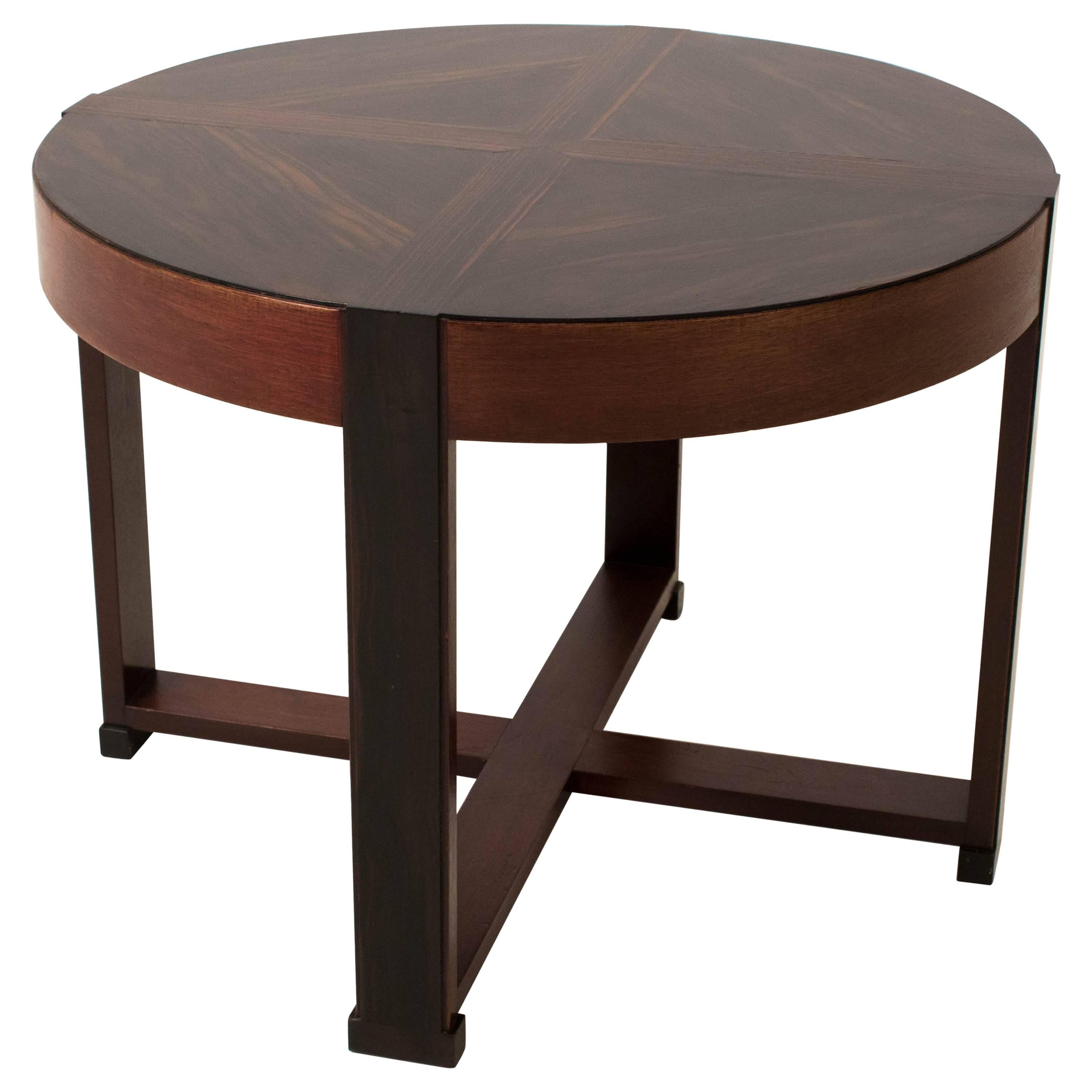 Stunning Art Deco Haagse School Coffee Table by P.E.L.Izeren for L.O.V ...